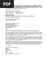 Application For Monitoring Clearance With The Compliance Monitoring ...