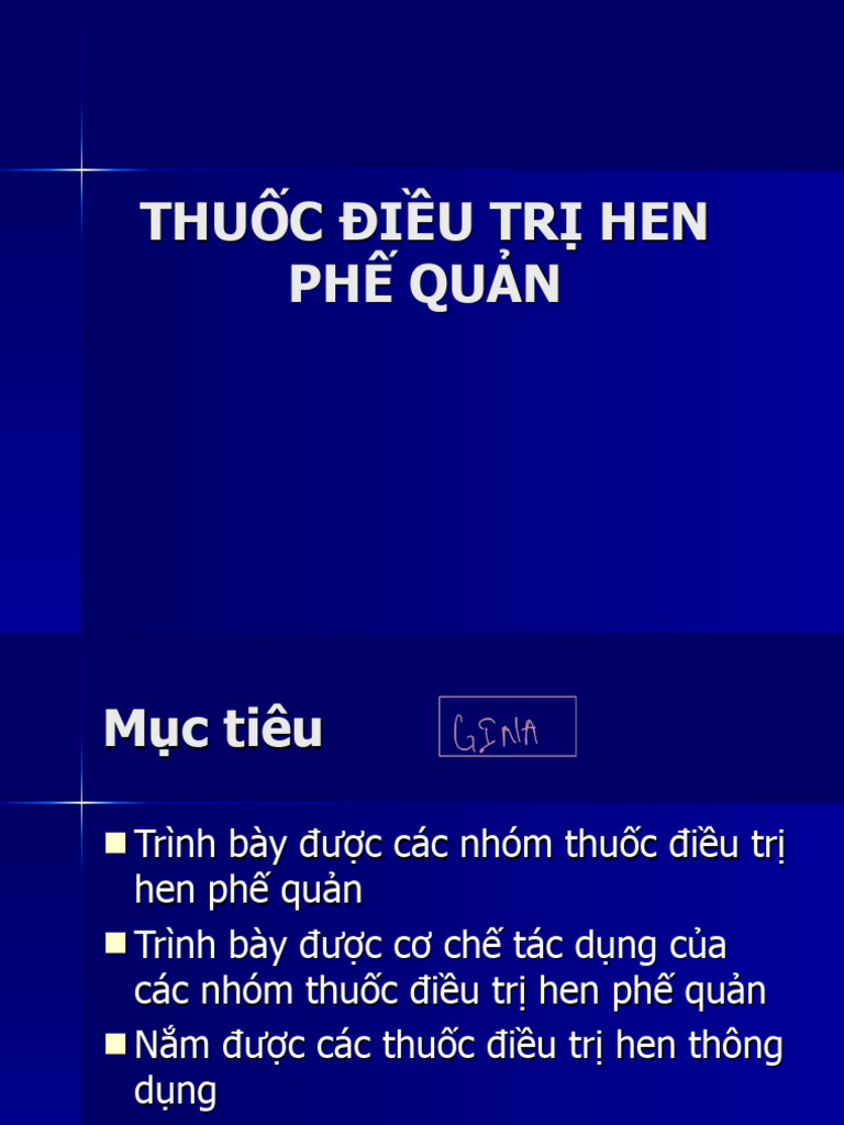 Thuoc Dieu Tri Hen Phe Quan | PDF