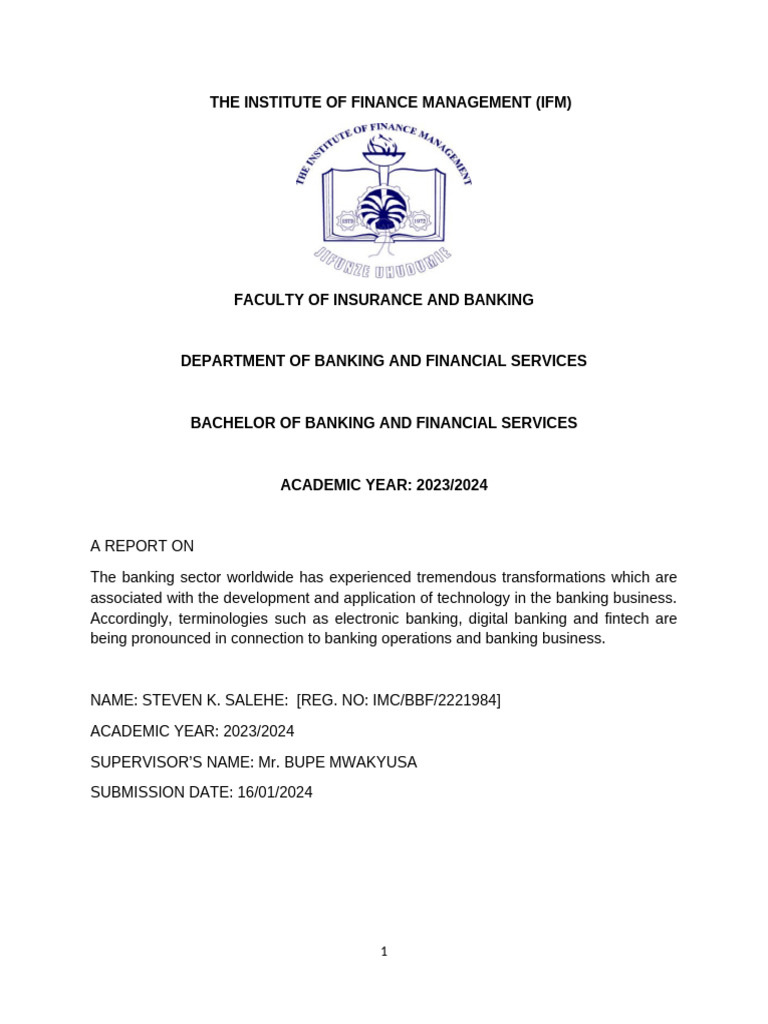 CRDB Internet Banking Transformation | PDF | Banks | Quantitative Research