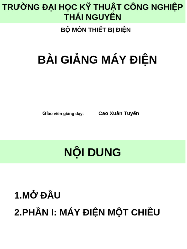 Bai Giang May Dien1 | PDF
