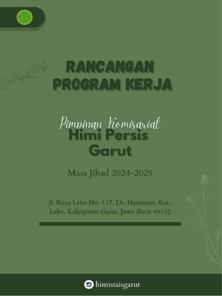 Program Kerja PK HIMI STAIS Garut 2024-2025 | PDF