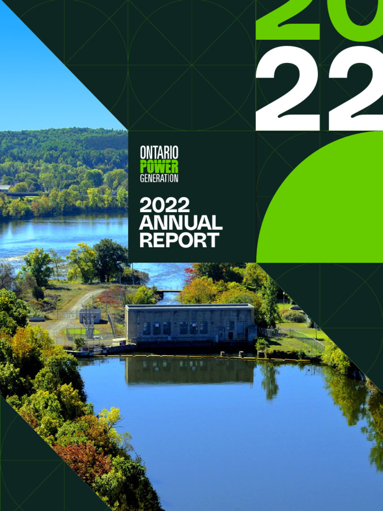 2022 OPG Annual Report FINAL Ua | PDF | Hydroelectricity | Electrification