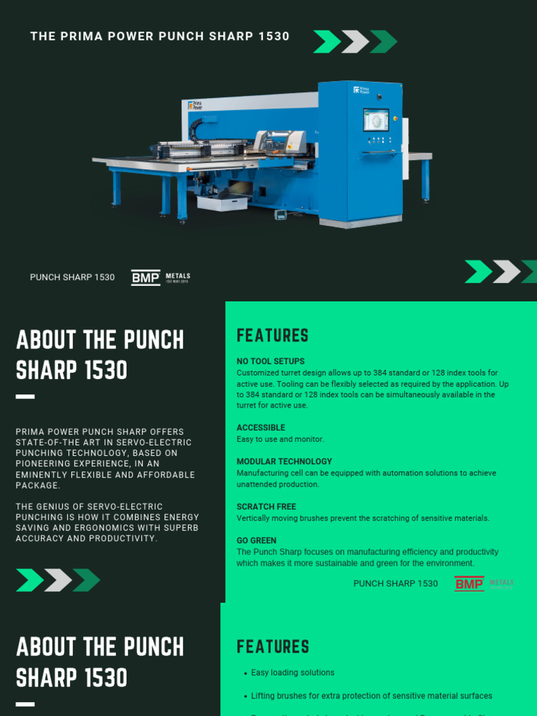 Prima Power Punch Sharp 1530 Overview | PDF | Engineering | Computing