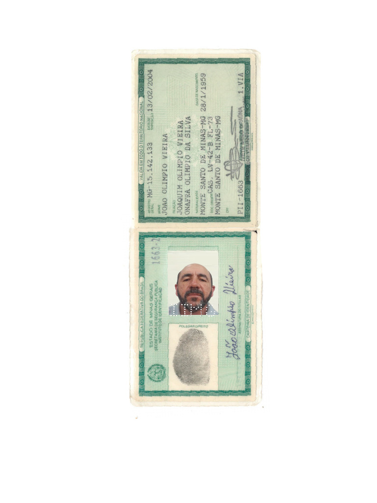 RG Joao Com FT Alterada | PDF