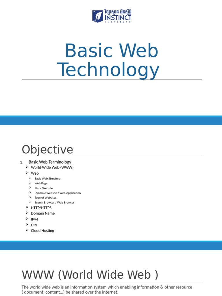 CHP1 Basic Web Technology | PDF