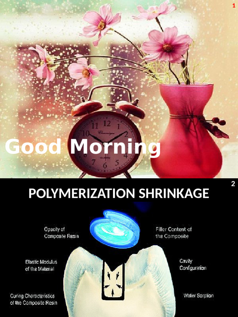 Polymerization Shrinkage | PDF | Dental Composite | Polymers