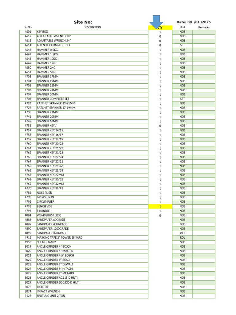 WORK SHOP INVENTORY | PDF | Valve | Bearing (Mechanical)