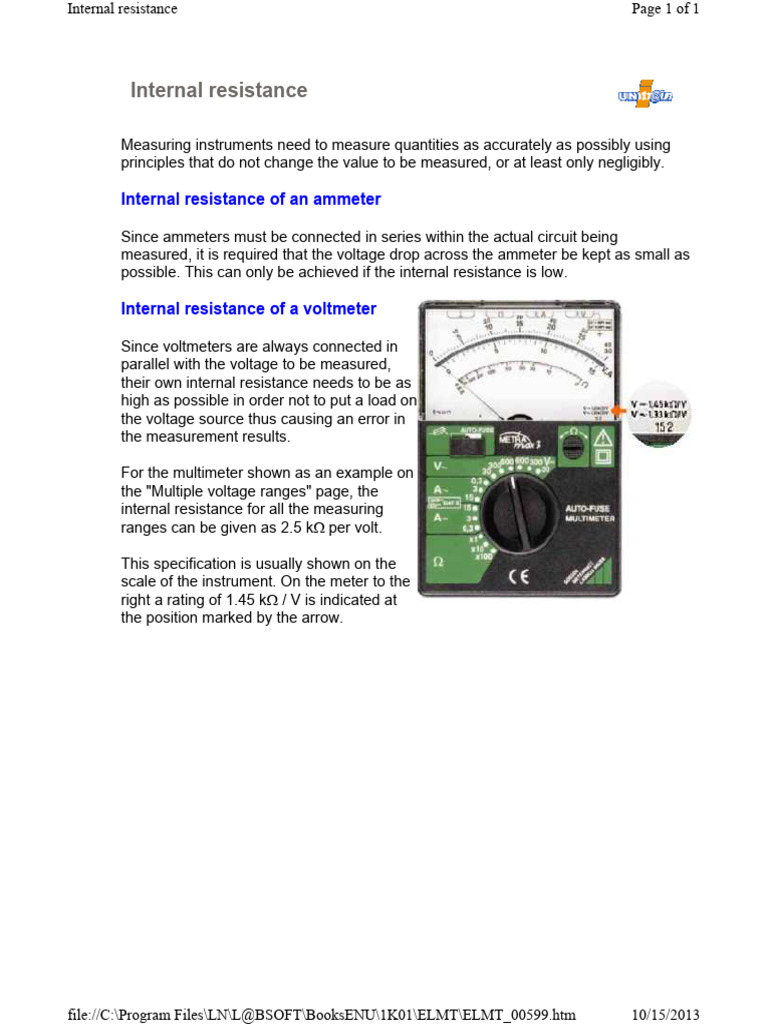 15-Internal resistance | PDF