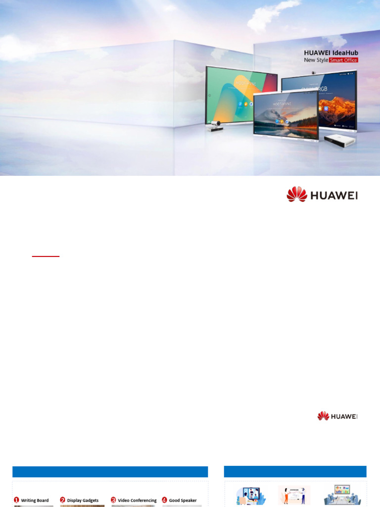 HUAWEI IdeaHub Solution Introduction | PDF | Videotelephony | Computing