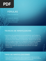 Tipos de Ferula en Miembro Inferior | PDF