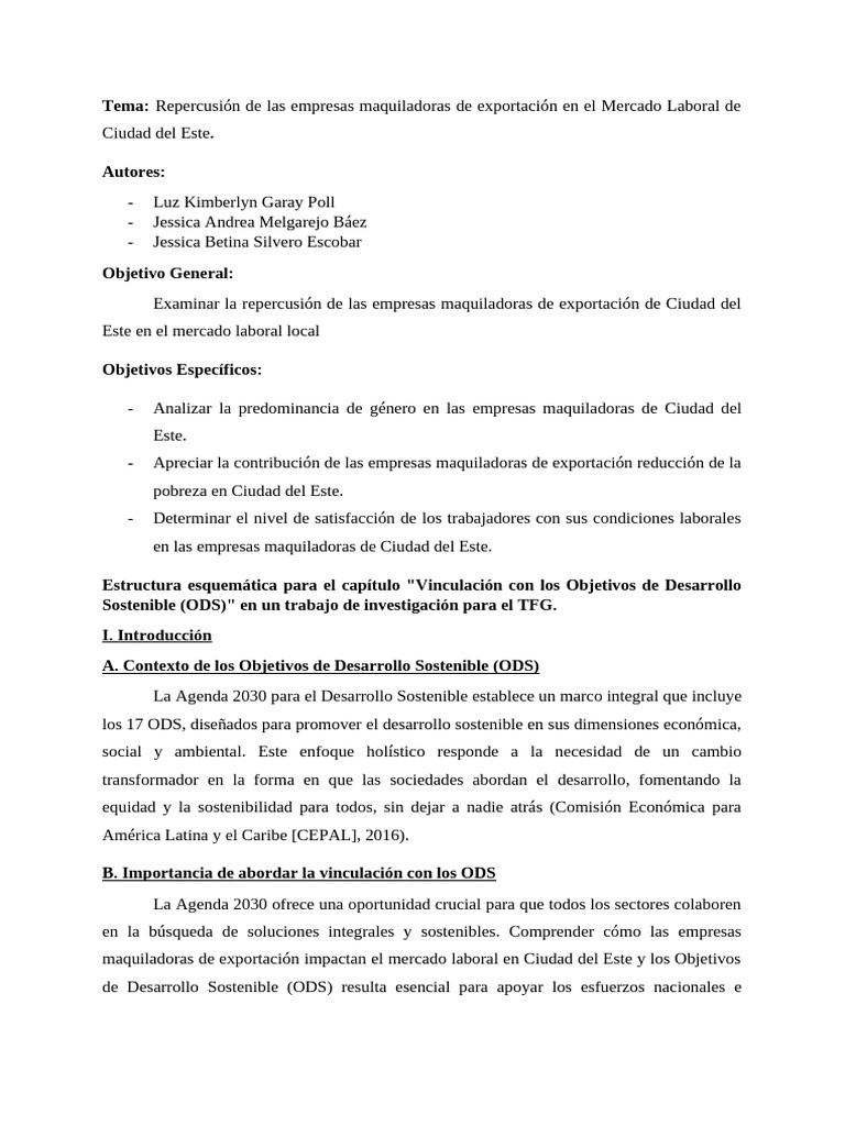 TP - Planificación | PDF | Sustentabilidad | Igualdad de género