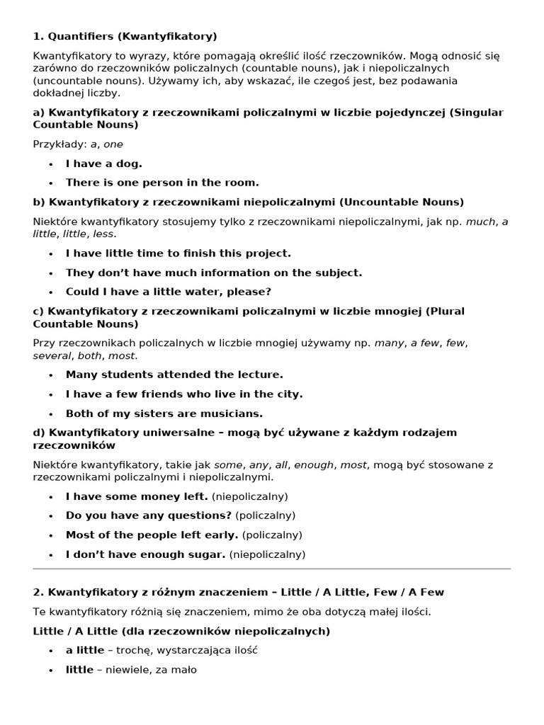 Unit 4 - Grammar | PDF | Noun | Syntax