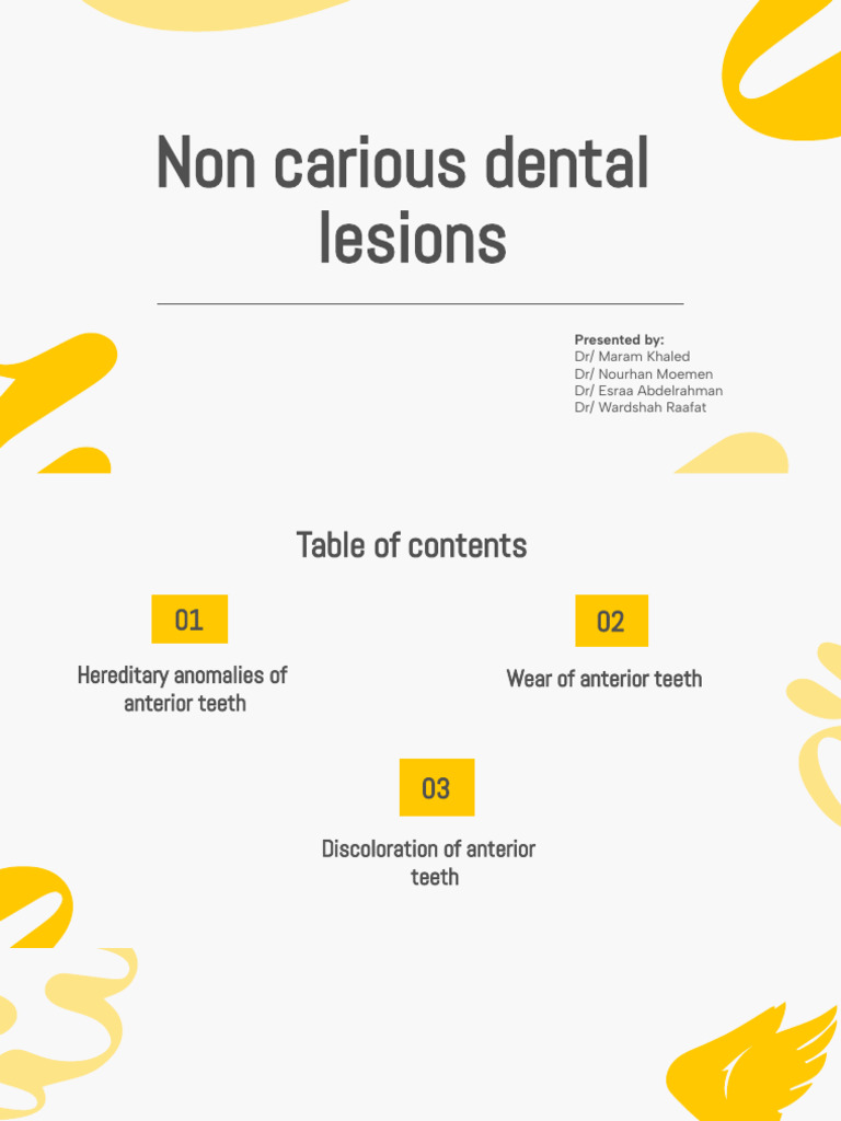 Hereditary Dental Lesions Overview | PDF | Tooth Enamel | Human Tooth