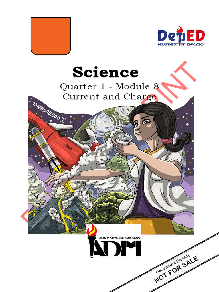 Sci8 q1 Mod8 CurrentCharge v5 | PDF | Electric Charge | Electric Current
