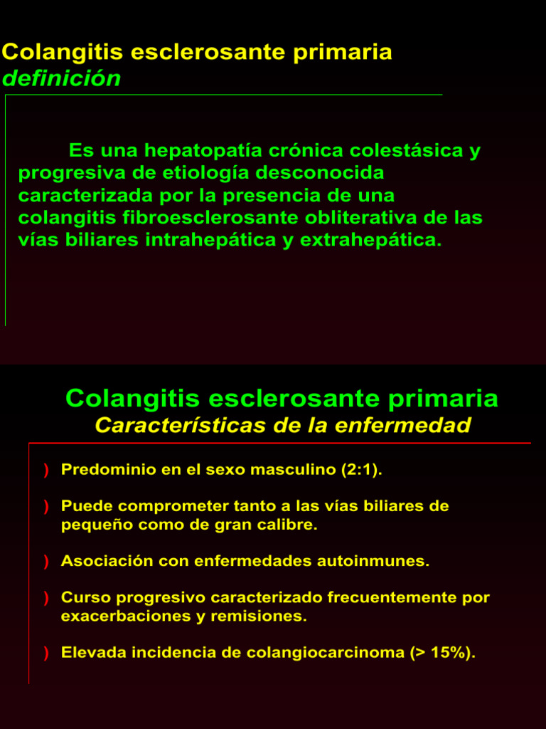 Colangitis Esclerosante primaria | PDF