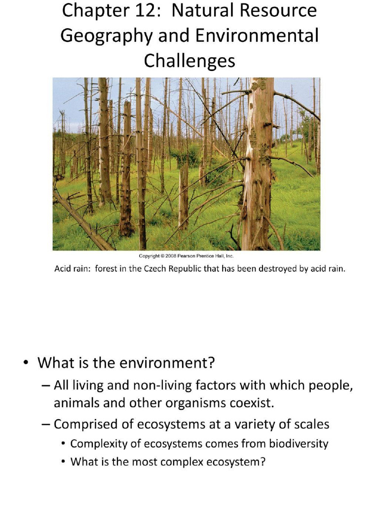 Natural Resources Geography | PDF