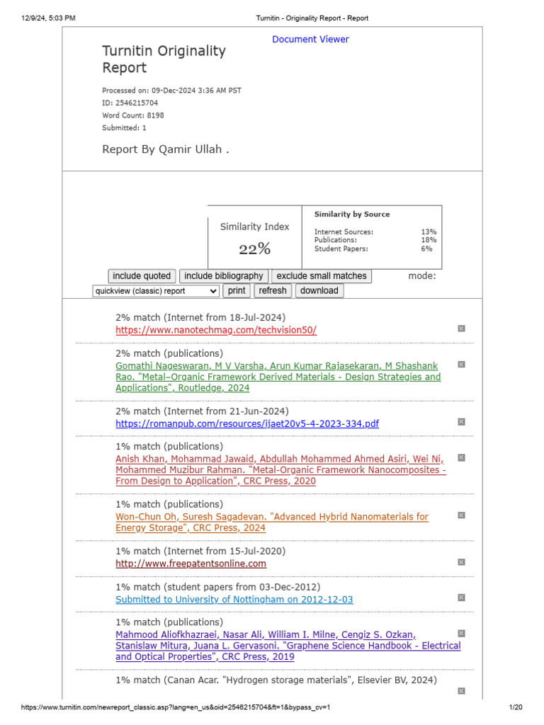 Turnitin - Originality Report - Report1 | PDF | Applied And Interdisciplinary Physics ...