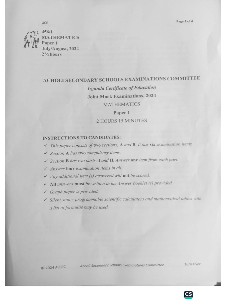 Assec Mock | PDF
