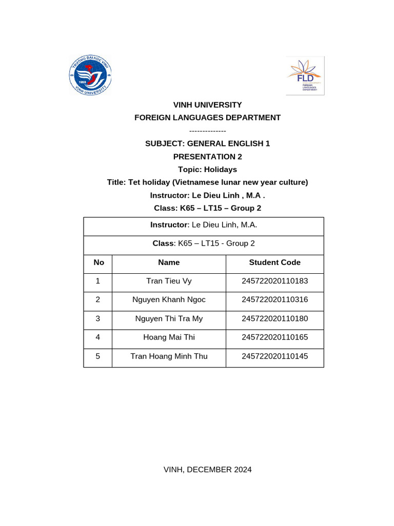 Gen1 K65TN G2 Presentation2 Paper Final | PDF