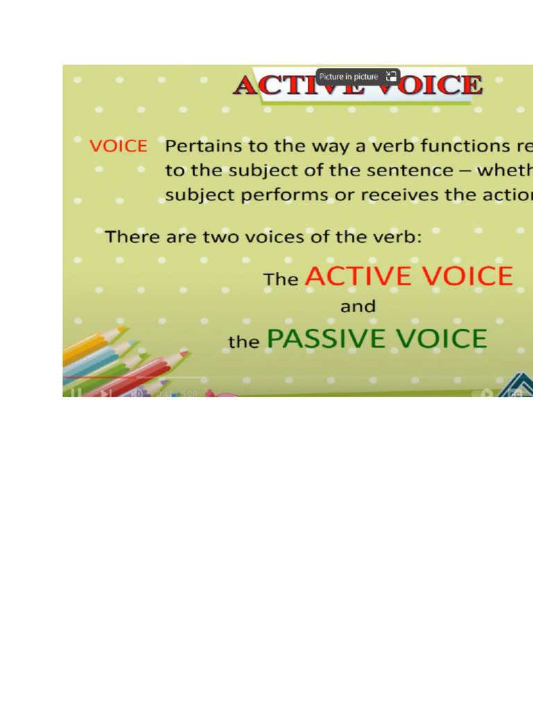 Active and Passive Voice of Verb AND ADVERTISEMENT PROP | PDF ...