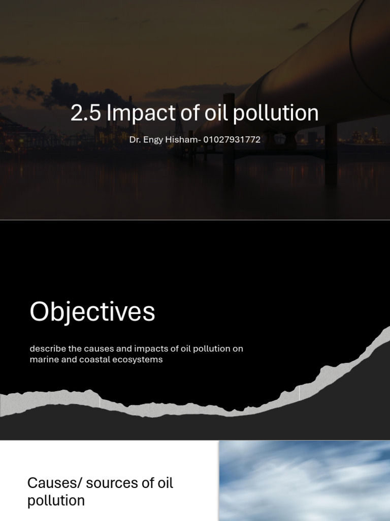 Oil Pollution: Causes and Impacts | PDF