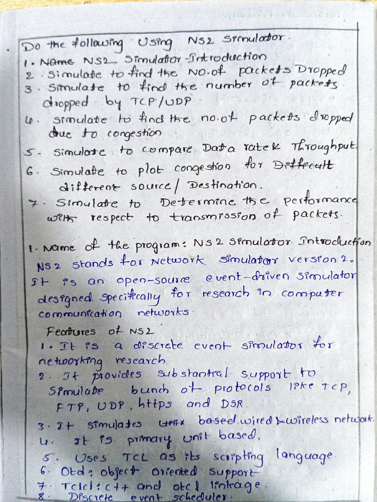 NS2 (CN) | PDF | Internet Architecture | Internet Protocols