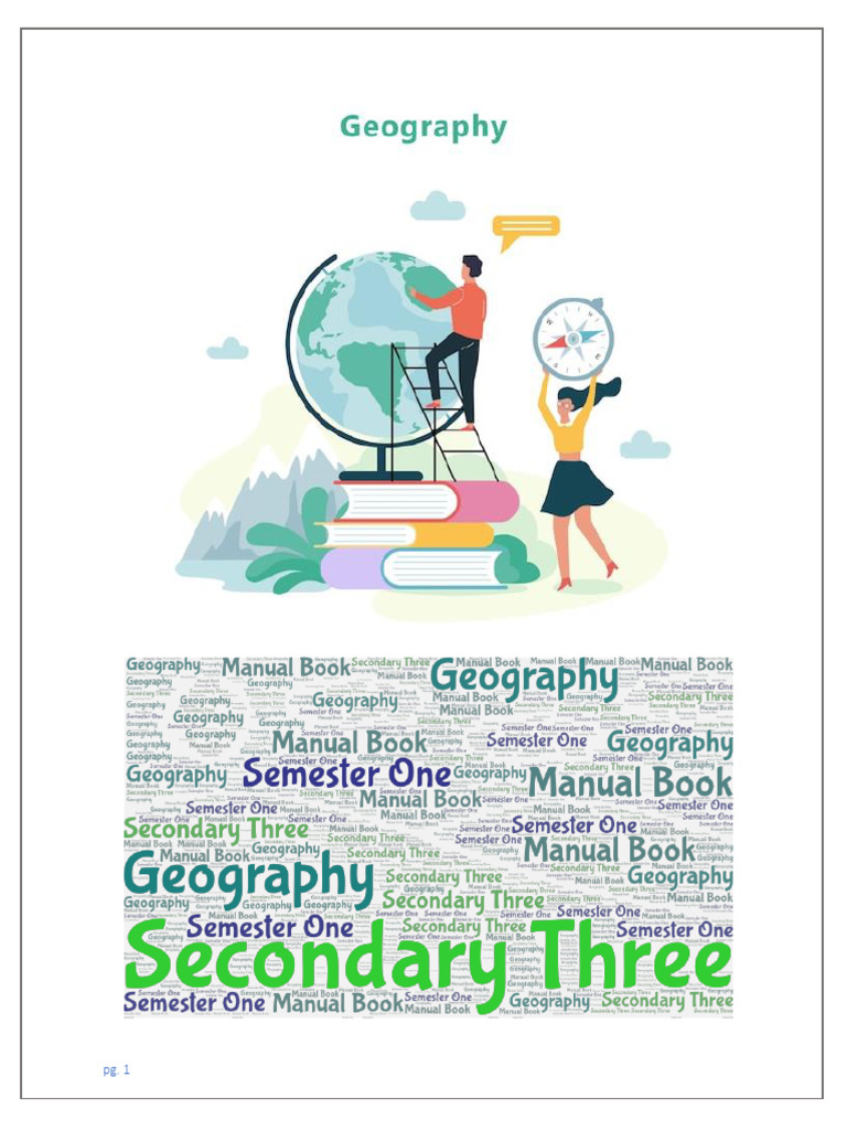Geography Manual Practice Book 2024-25 | PDF | Coast | River