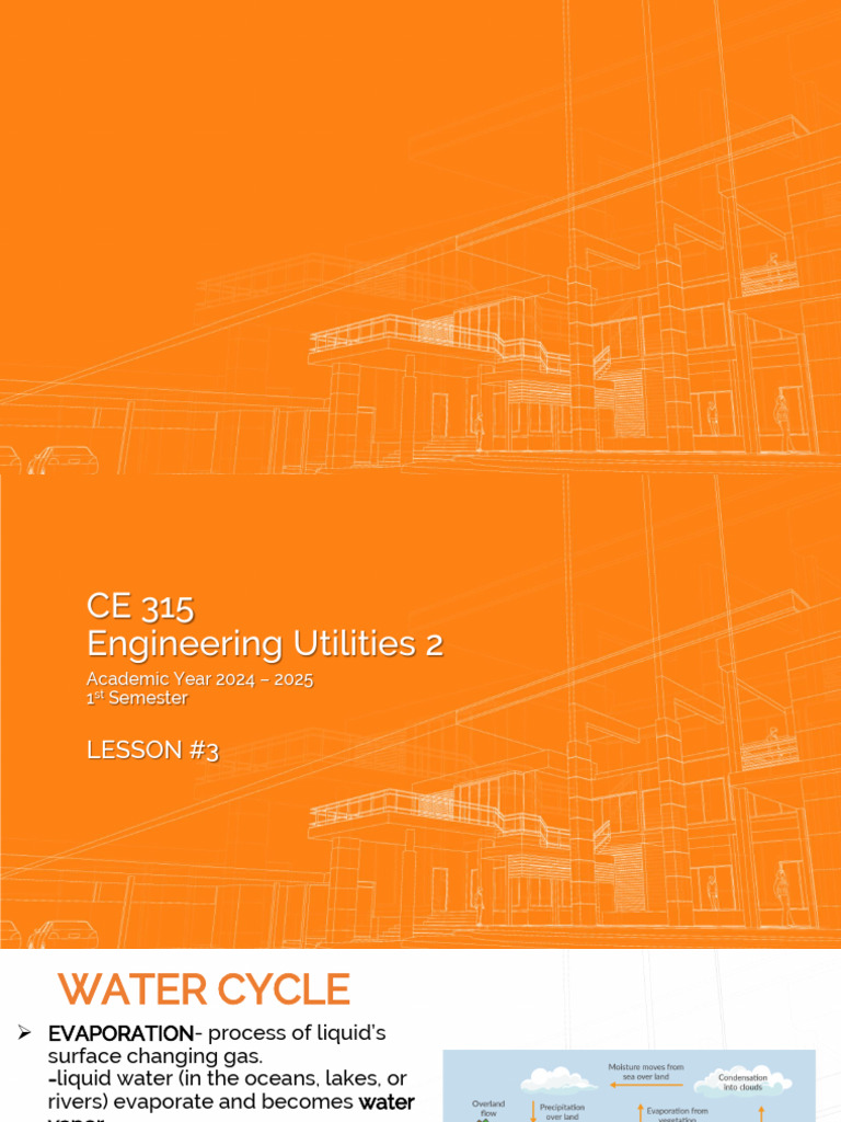 Engineering Utilities 2 LESSON 3 | PDF | Valve | Water Cycle