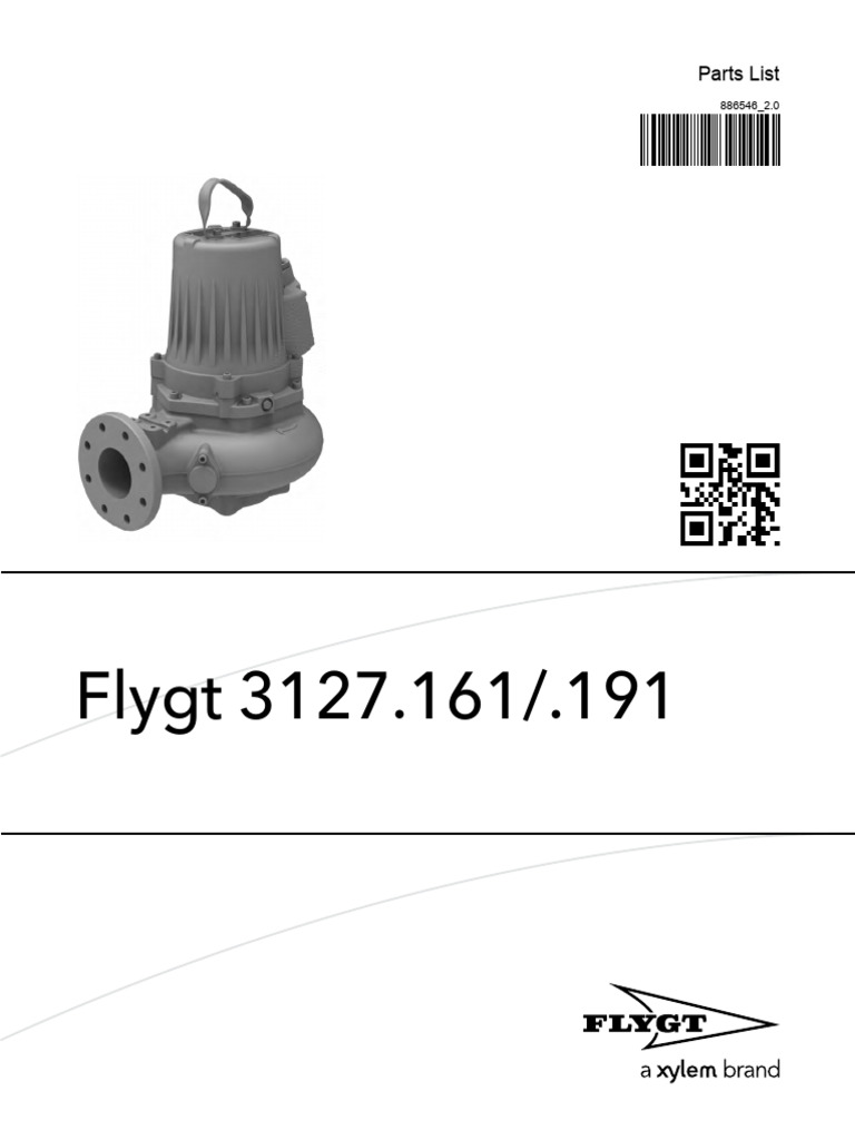 Flygt 3127 | PDF | Manufactured Goods | Electricity