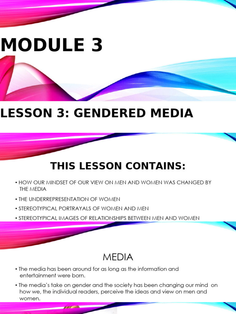 Module 3 Lesson 3 Pdf Gender Gender Studies