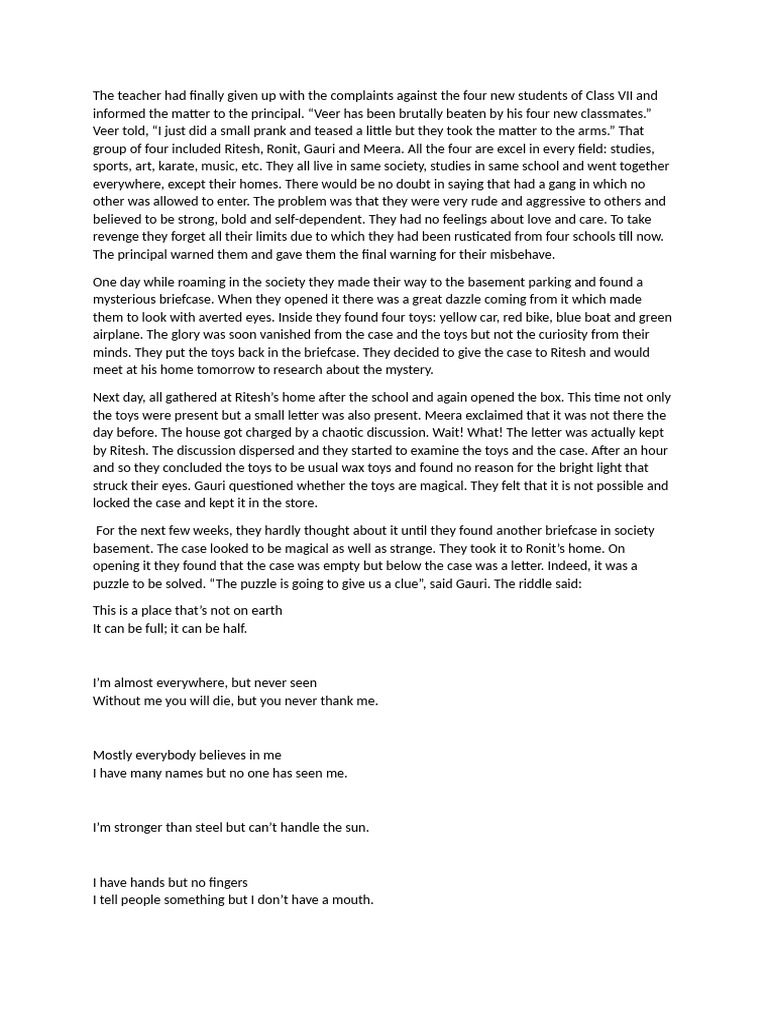 English Story | PDF