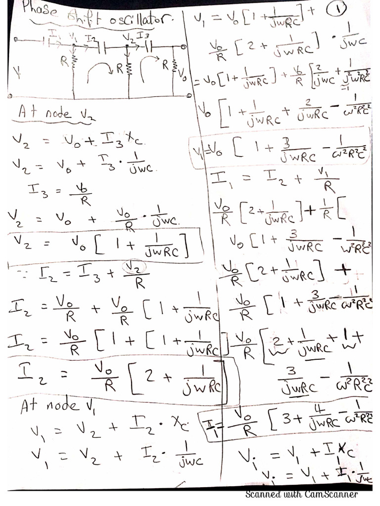 Oscillator Sheet Solution | PDF