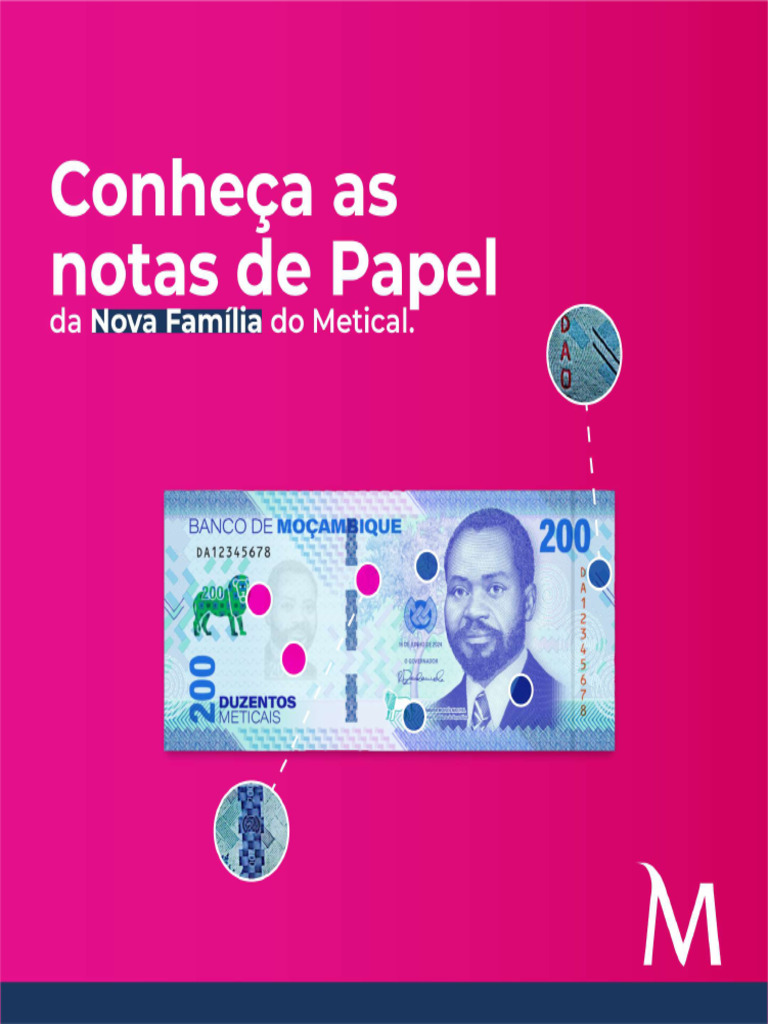Nova Fam Lia Do Metical Notas de Papel 1721728020 | PDF