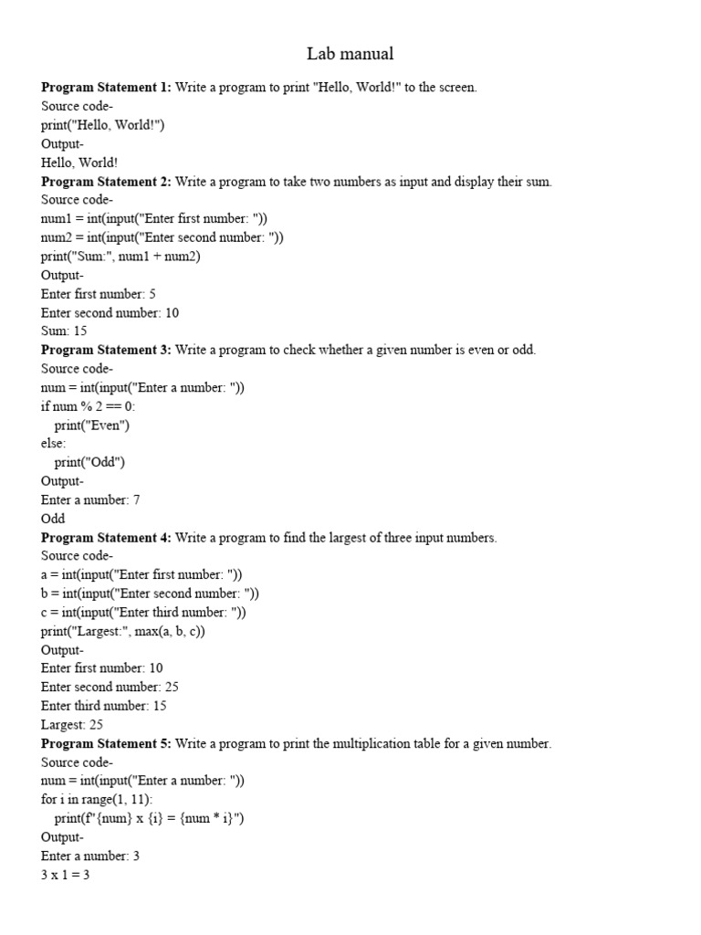Lab - Manual Computer Science Class 12th | PDF | Fahrenheit | Celsius