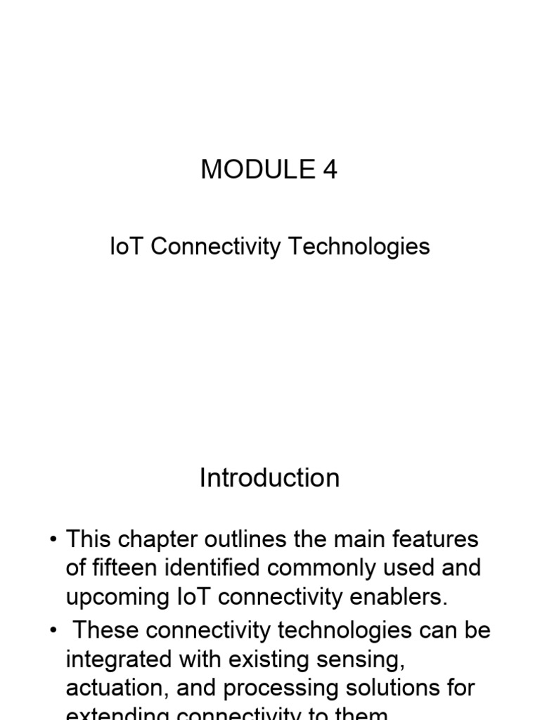 iot module 4 pptx | PDF | Telecommunications | Physical Layer Protocols