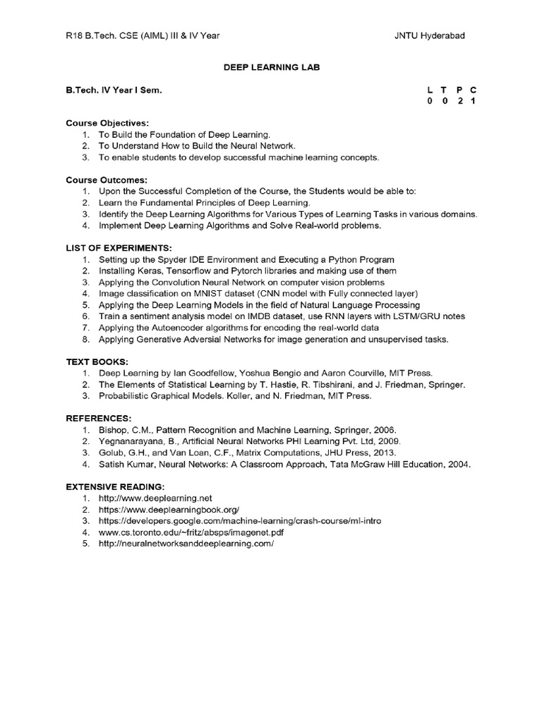 DL_LAB | PDF | Deep Learning | Integrated Development Environment