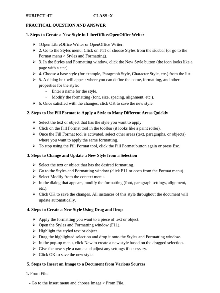 LibreOffice Writer & Calc Practical Guide | PDF | Relational Database ...