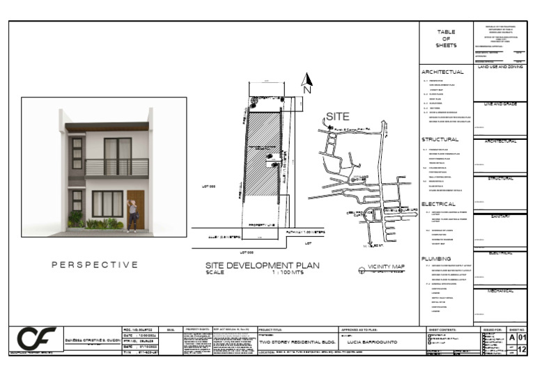 A1 | PDF | Architectural Elements | Structural Engineering