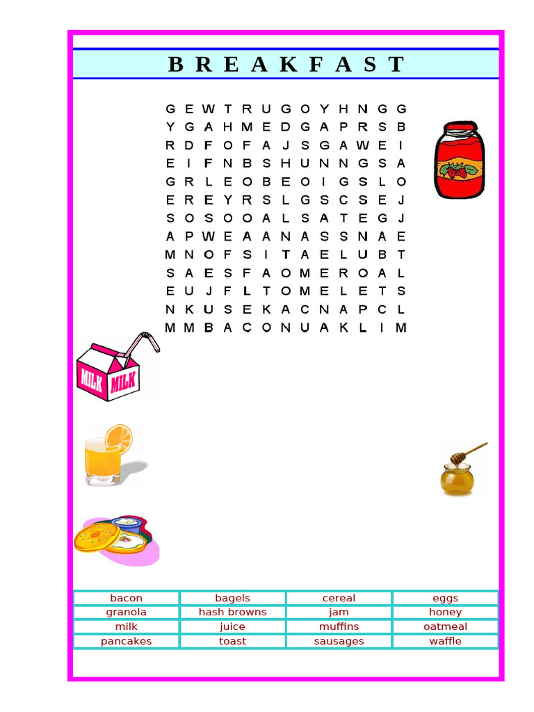 Breakfast Foods and Options Guide | PDF