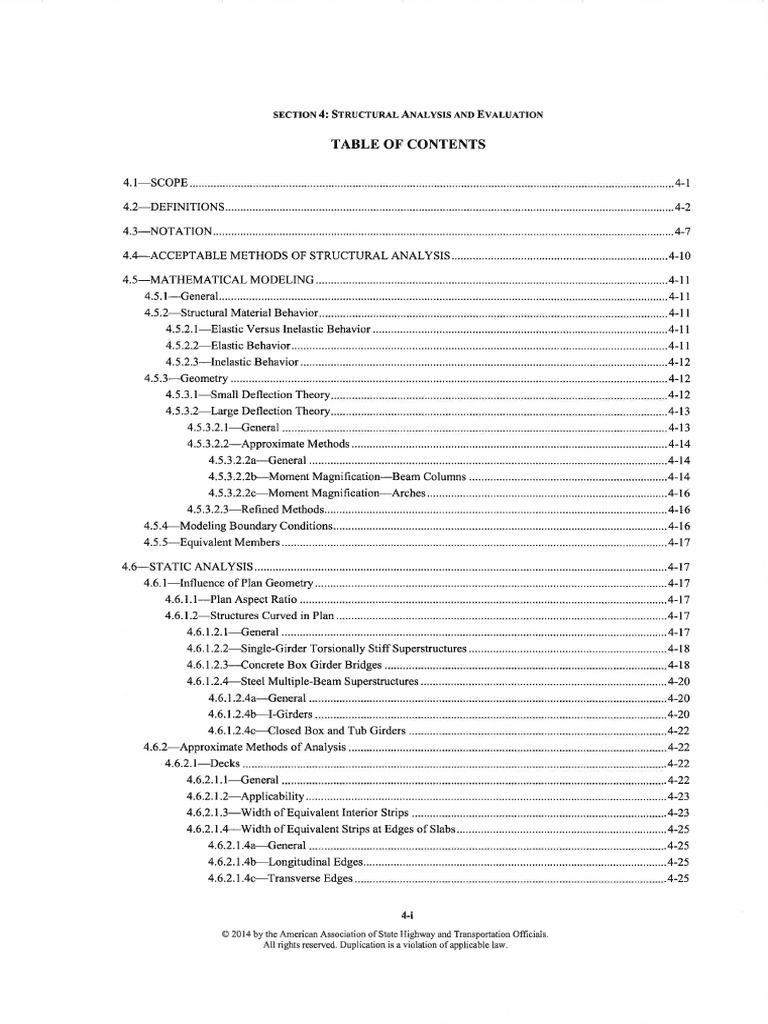 AASHTO LRFD 2015 - Section 4 | PDF
