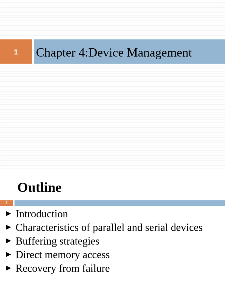chapter-4- Device managment | PDF | Computer Data Storage | Operating System