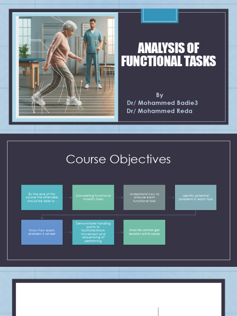 Functional Mobility Task Analysis Guide | PDF | Anatomical Terms Of ...