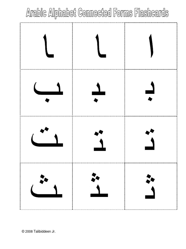 Arabic Positions Flashcards | PDF