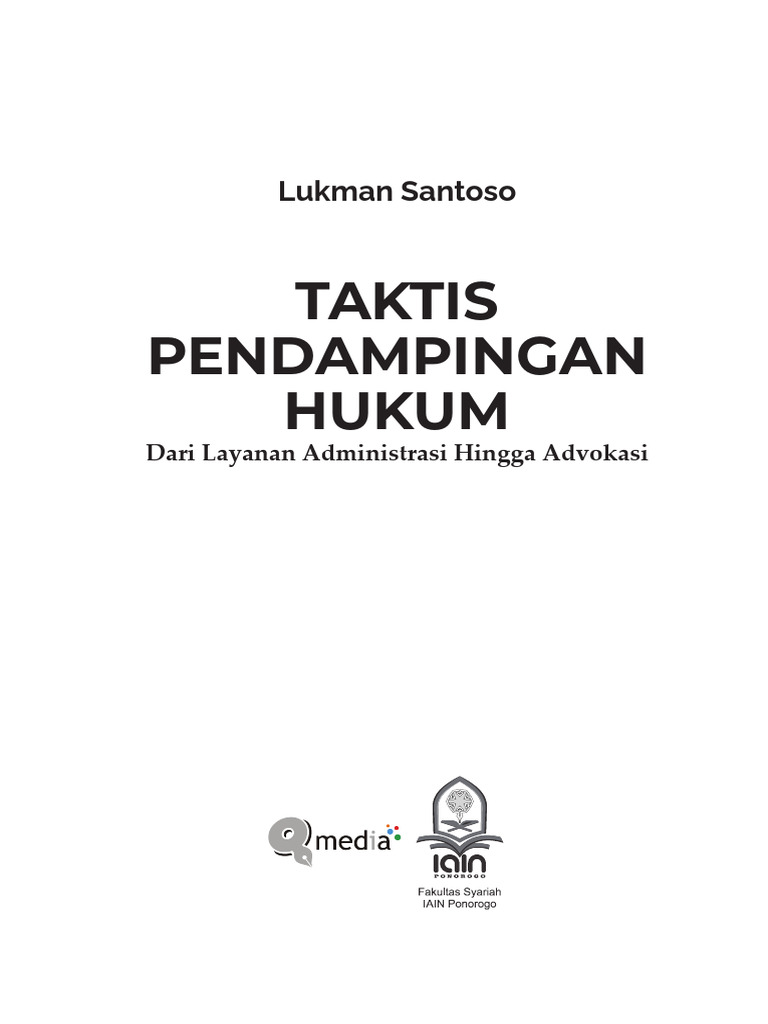 Buku - Lukman-Pendampingan Hukum-Kasus Perdata Pengadilan Agama | PDF