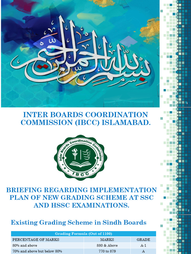 Grading System IBCC - Final 13 Nov 23 | PDF | Educational Assessment And Evaluation | Student ...