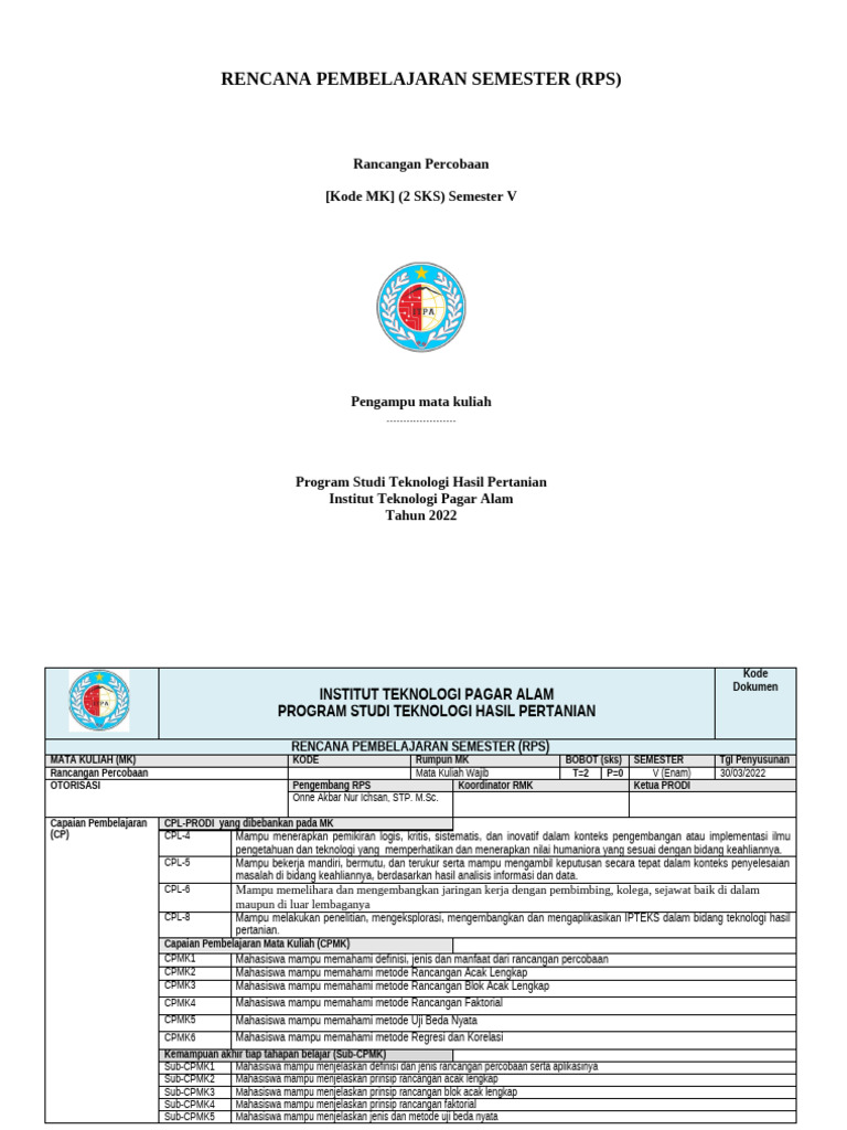 RPS_Rancob ITPA format new | PDF