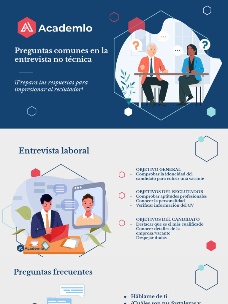 Preguntas en La Entrevista No Técnica | PDF