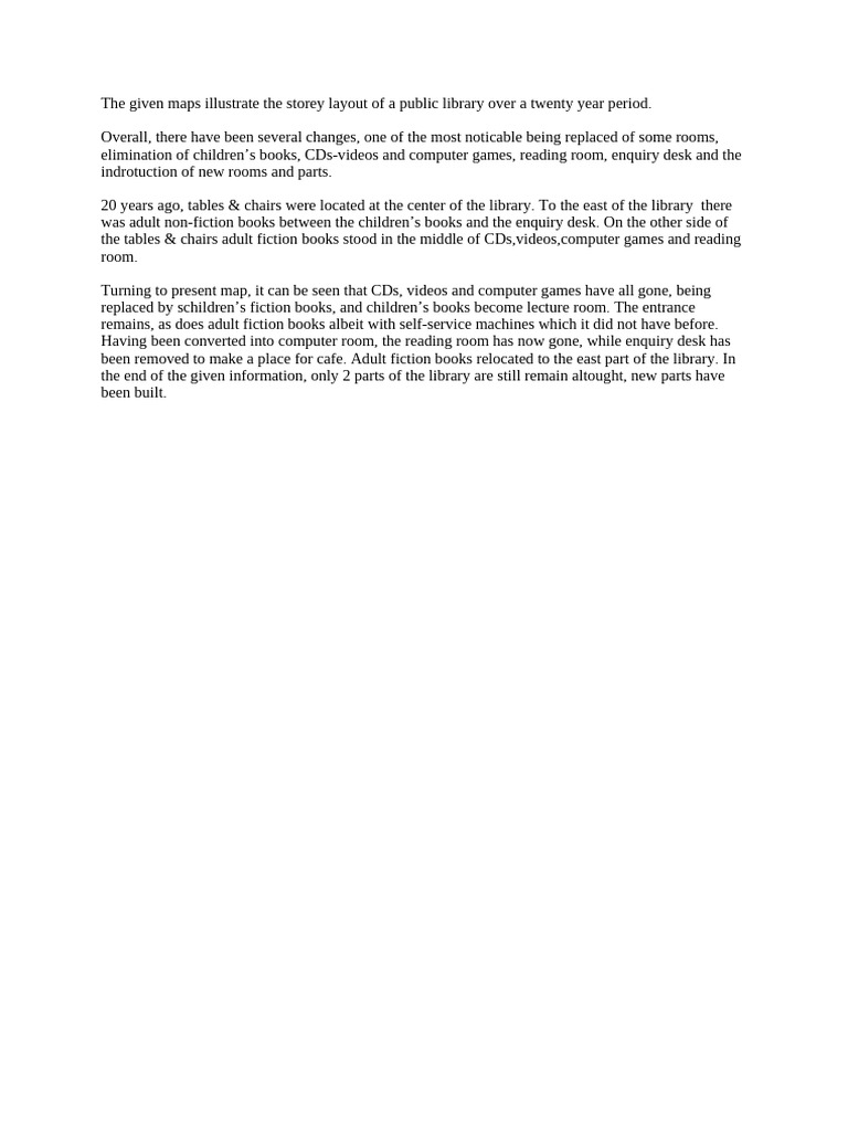 Public Library Layout Changes | PDF