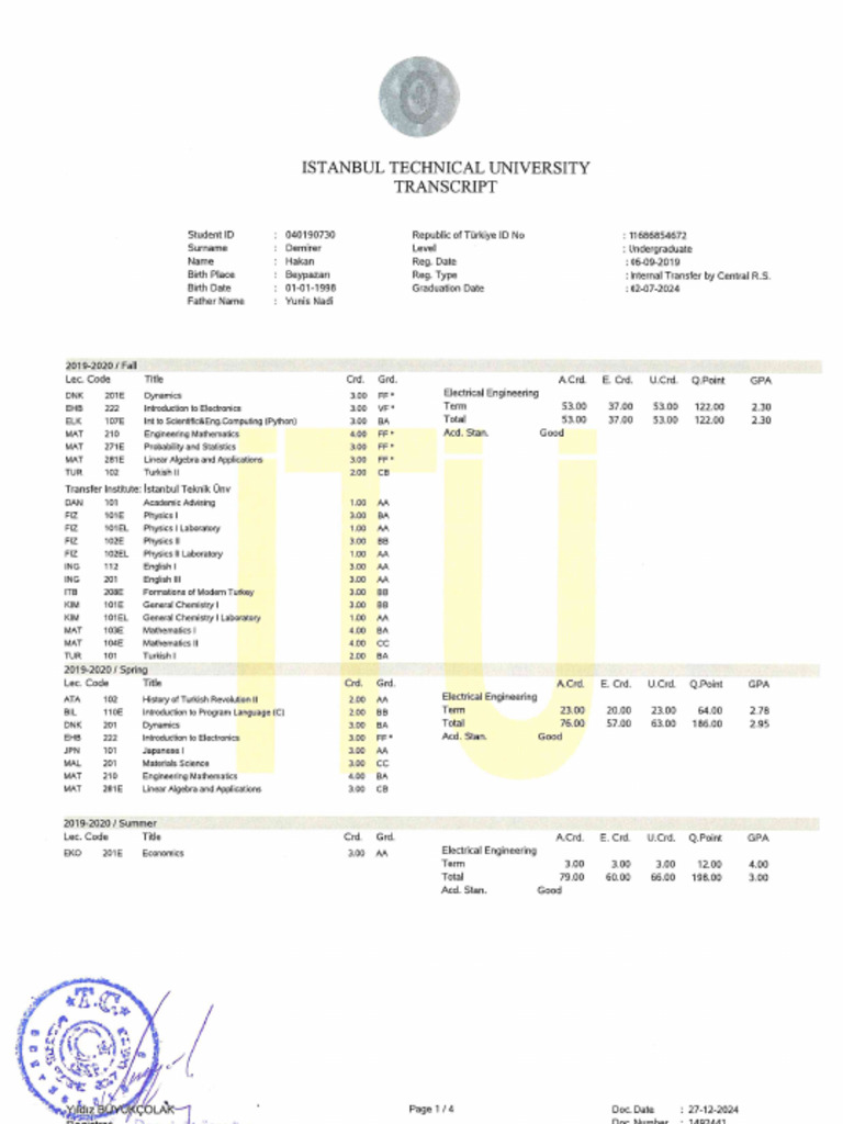 Final Transcript Hakan Demirer | PDF