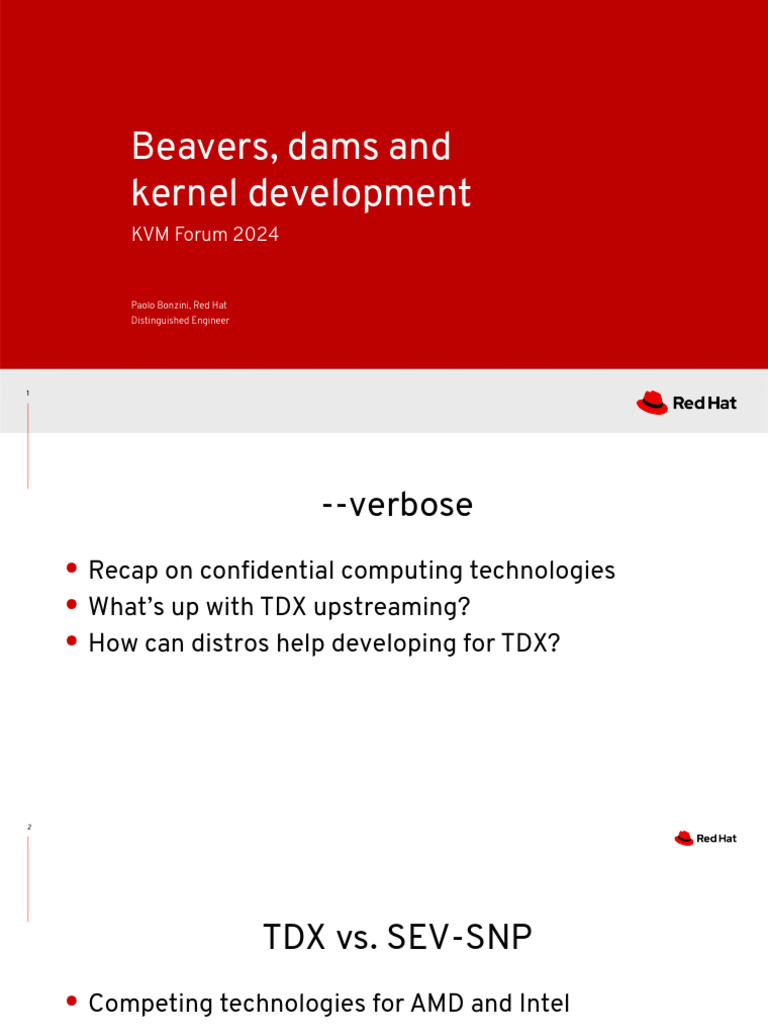 Beavers, dams and kernel development | PDF | Software | Computing